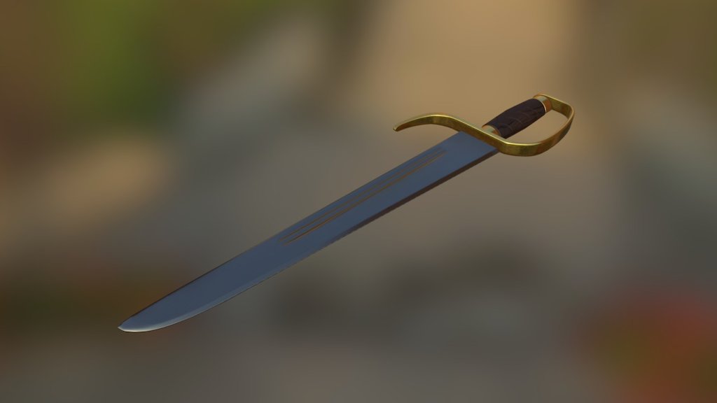 Butterfly Sword - 3D model by kevin.loddewykx [6653c06] - Sketchfab