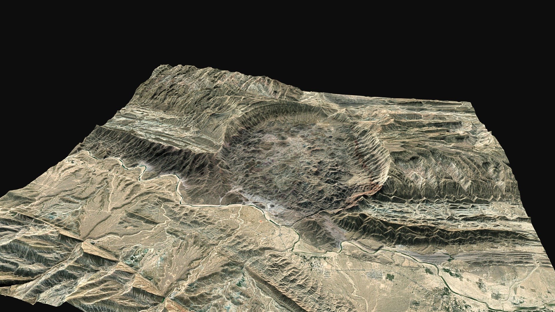 Salt dome 12, Iran - Download Free 3D model by Sara Carena ...