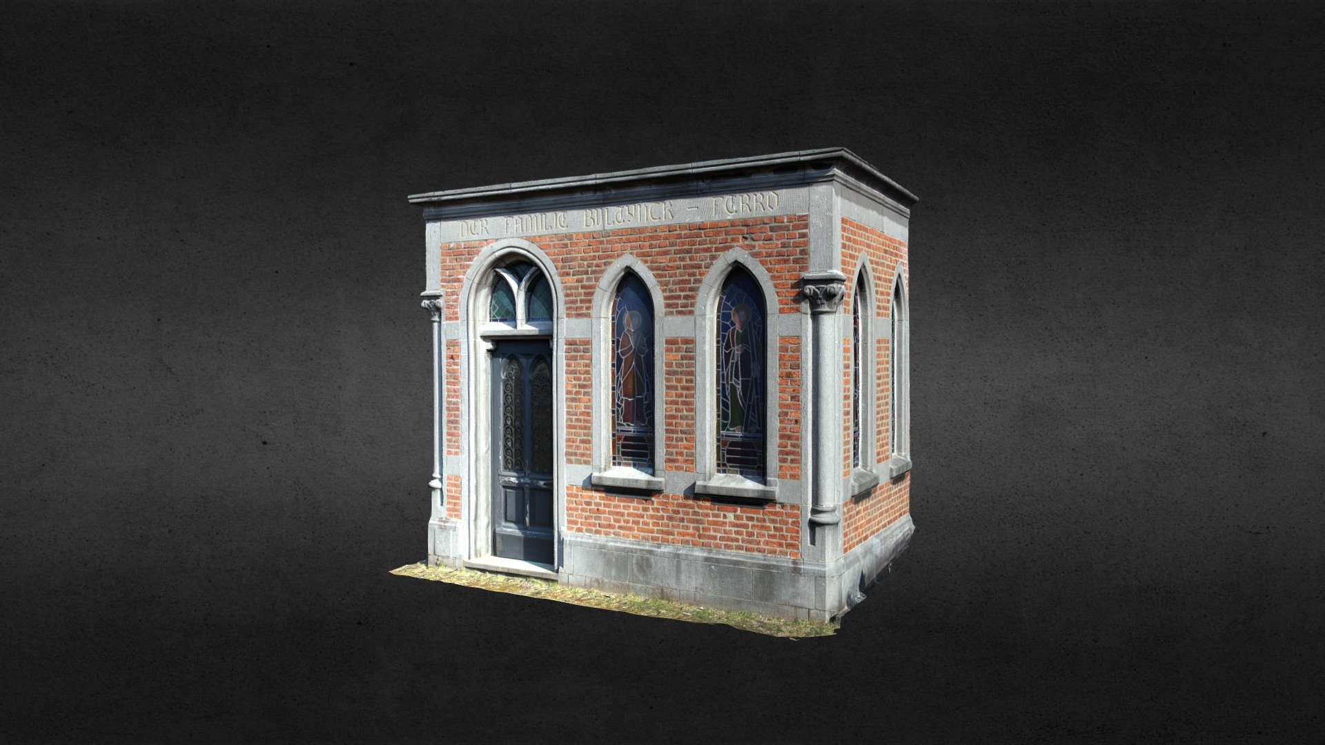 Grave House Leuven - Front view only - 3D model by TPH - Johan Wouters ...