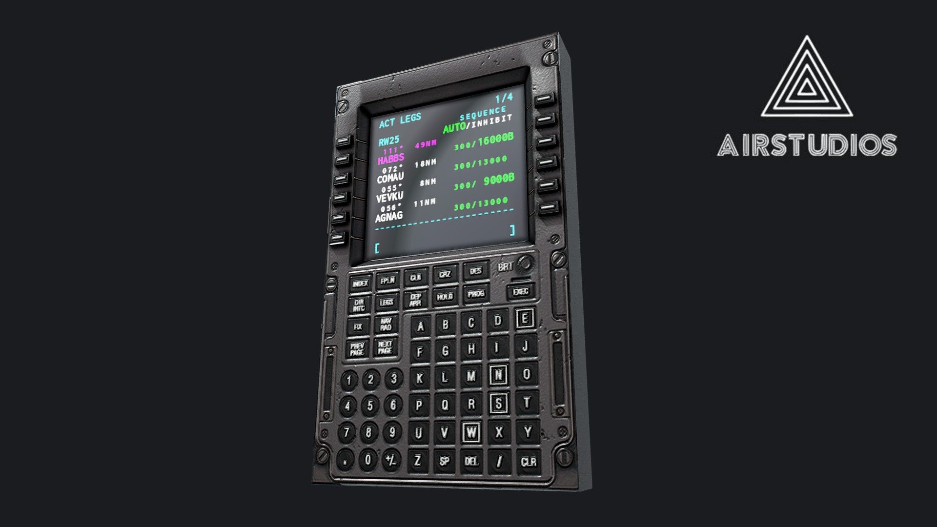 Boeing 737 Flight Management Computer - Buy Royalty Free 3D model by ...