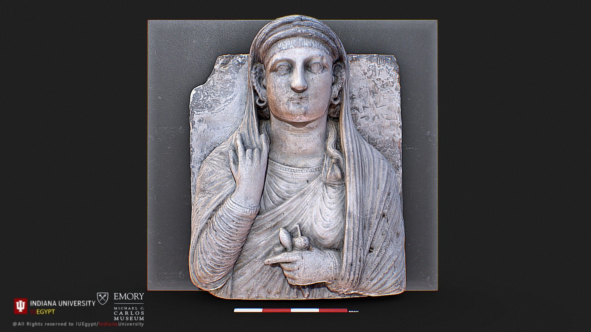 Funerary Relief of a Woman - 3D model by iuegypt [6656c97] - Sketchfab