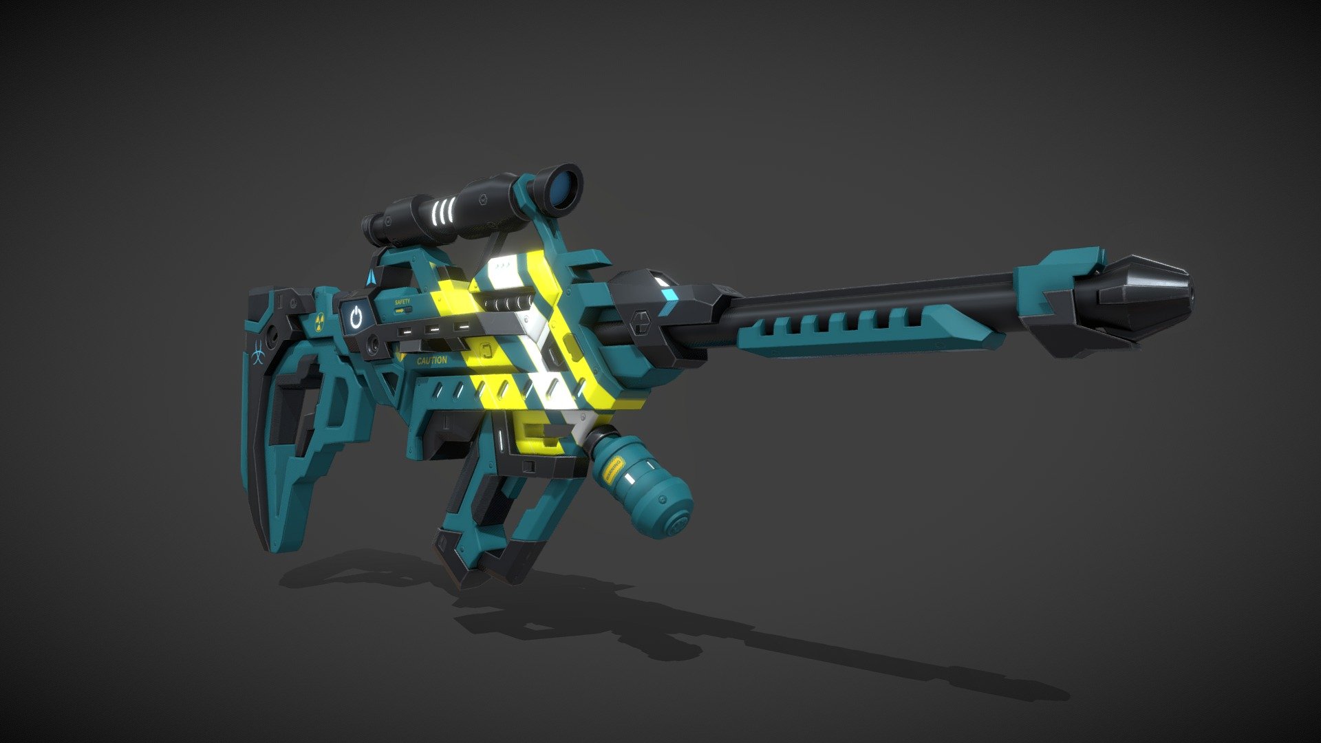 low_poly_Gun_model_Factory_new - 3D model by Brid Jagtap (@BridJagtap ...
