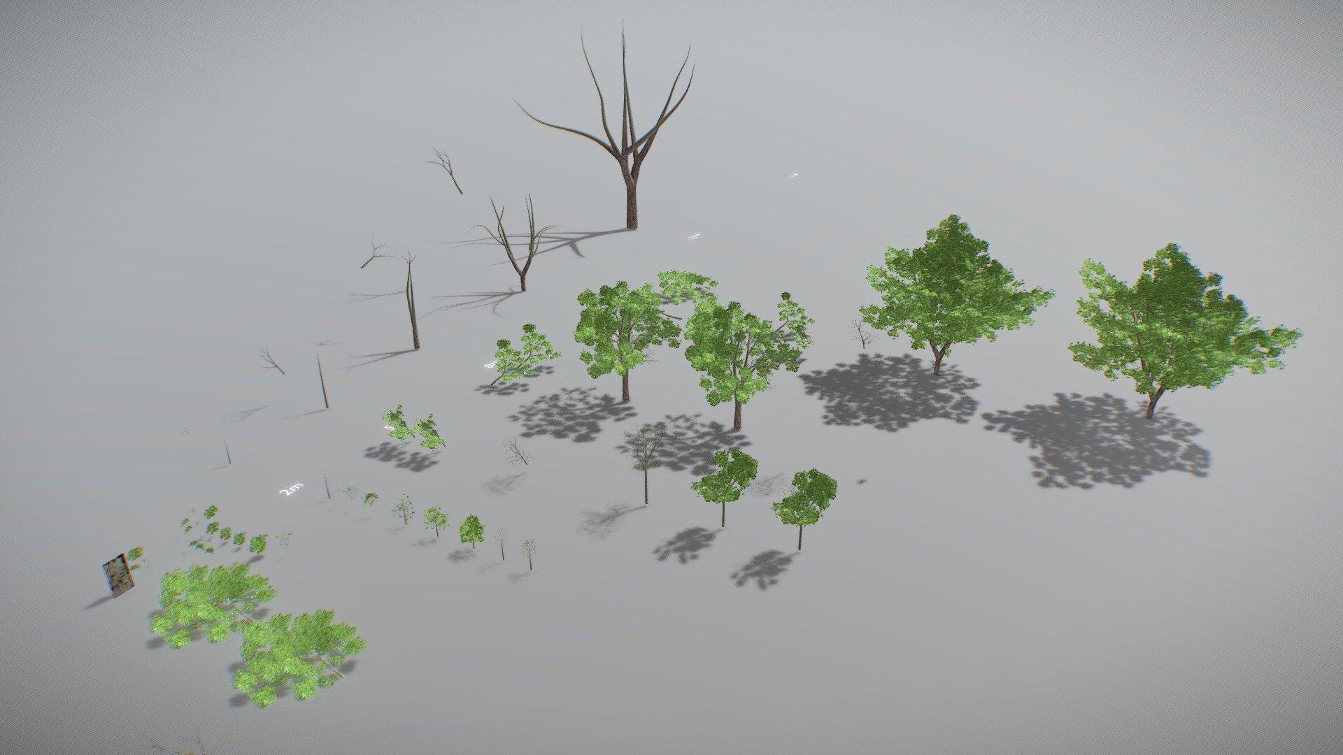 Low-Poly Walnut Trees (WIP-4) - 3D model by VIS-All-3D (@VIS-All ...