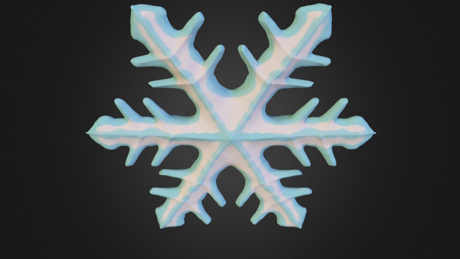 snowflake - 3D model by leopoly [66584ef] - Sketchfab