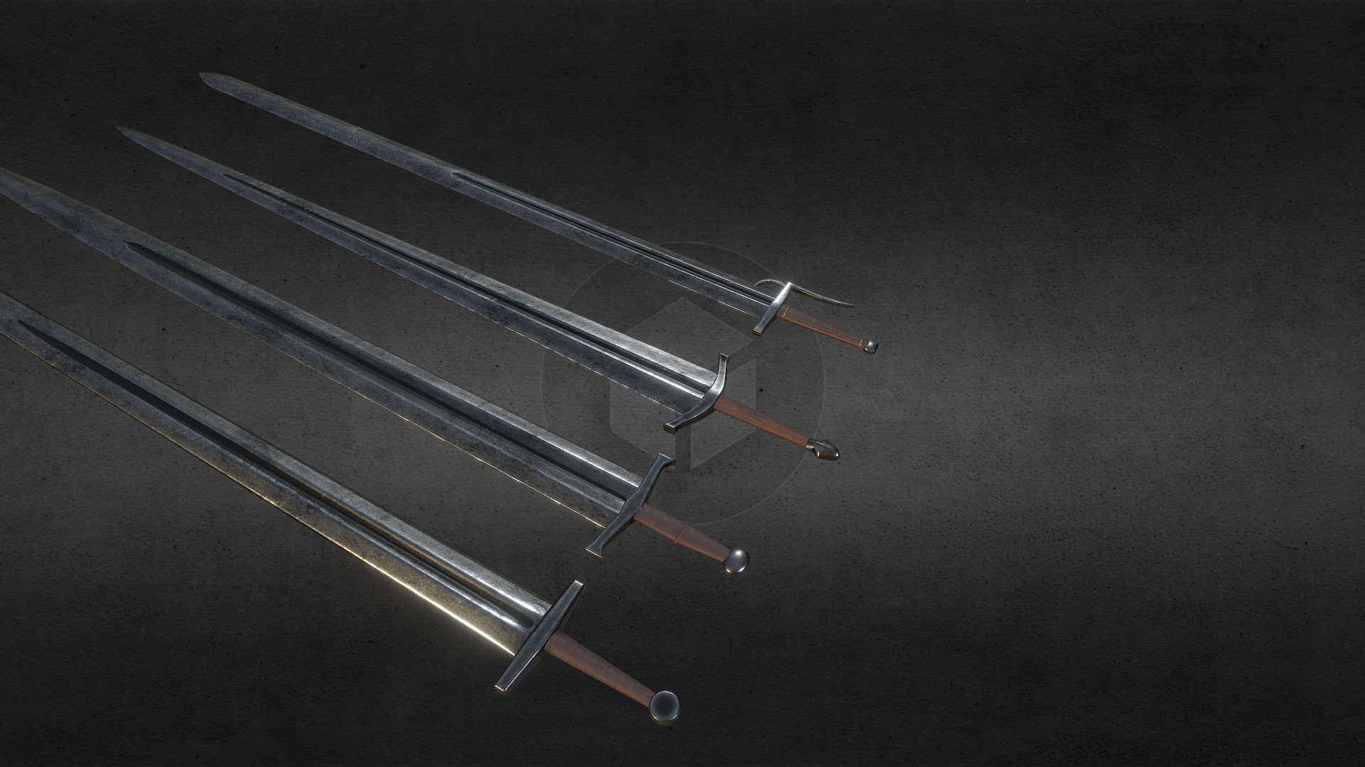 OneHandedSword - 3D model by ROG [66588a7] - Sketchfab