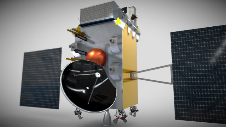 Satellite 3D models - Sketchfab