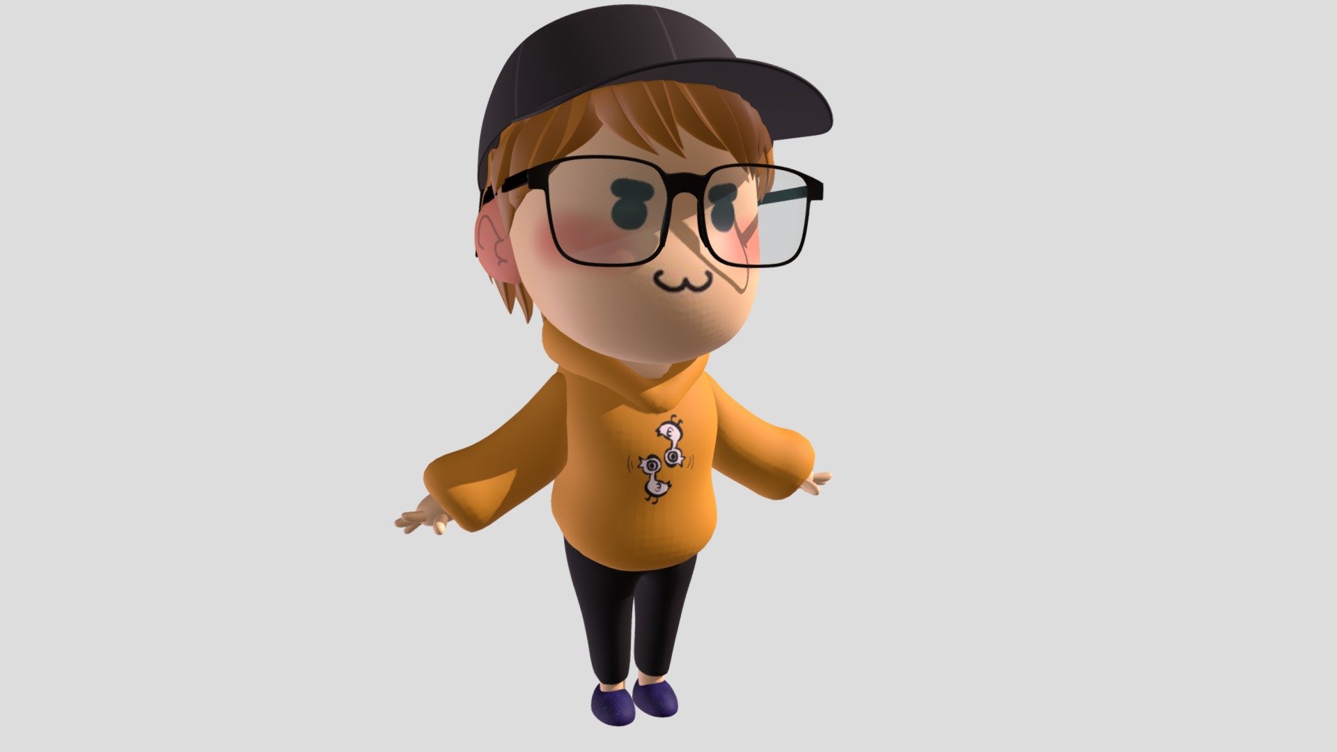 Friend - Download Free 3D model by PersePixels [665a85b] - Sketchfab