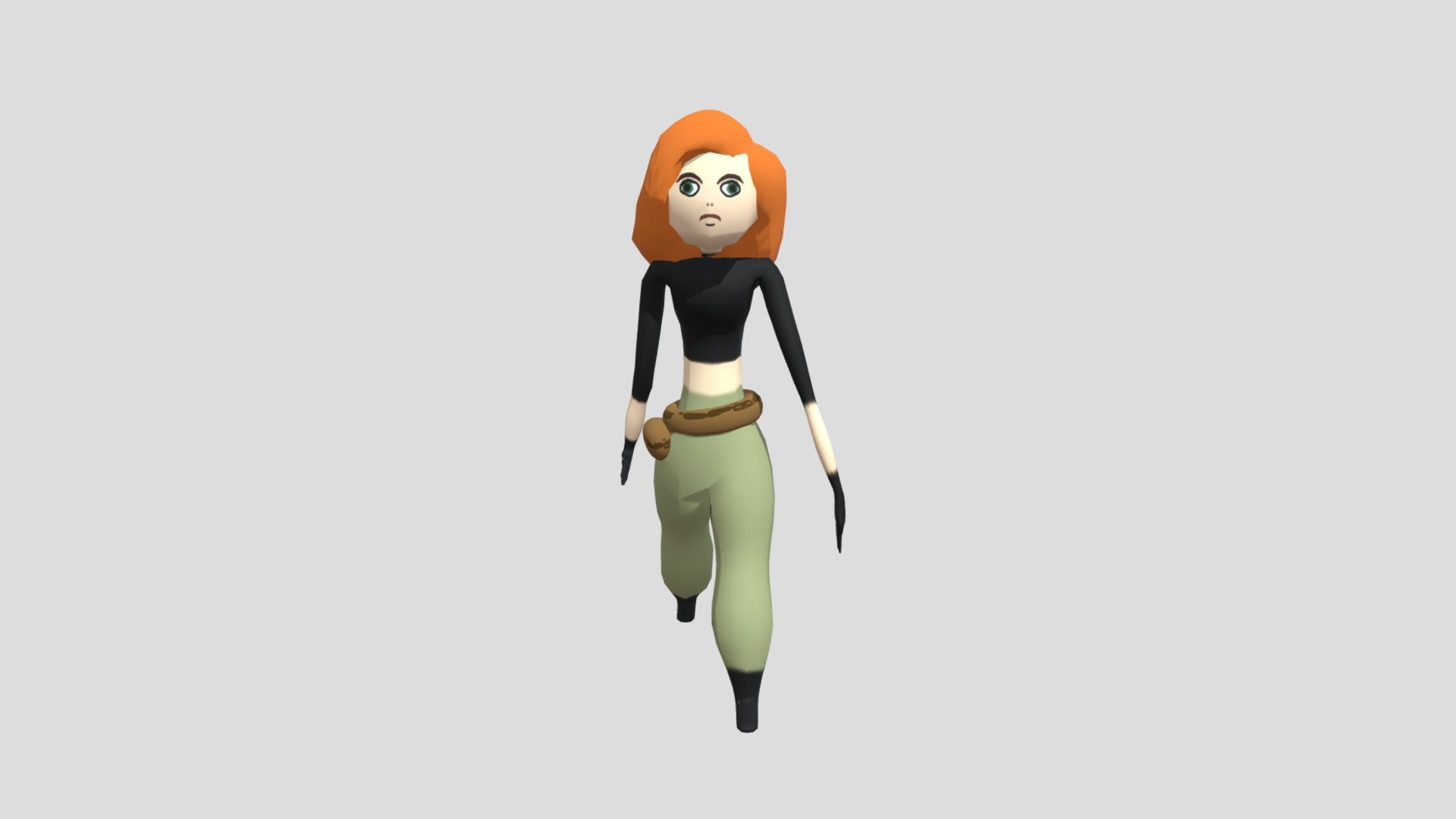 kim possible - 3D model by lizamia [665b281] - Sketchfab