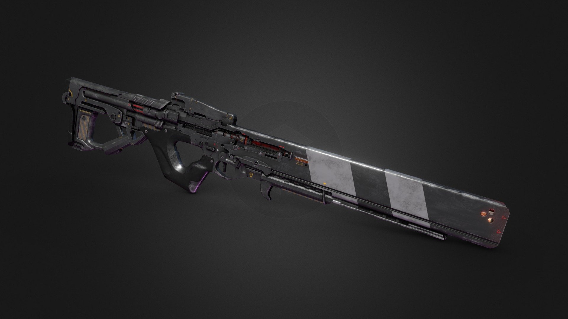 Battle Rifle - Modeling project - 3D model by HGMagby [665b456] - Sketchfab