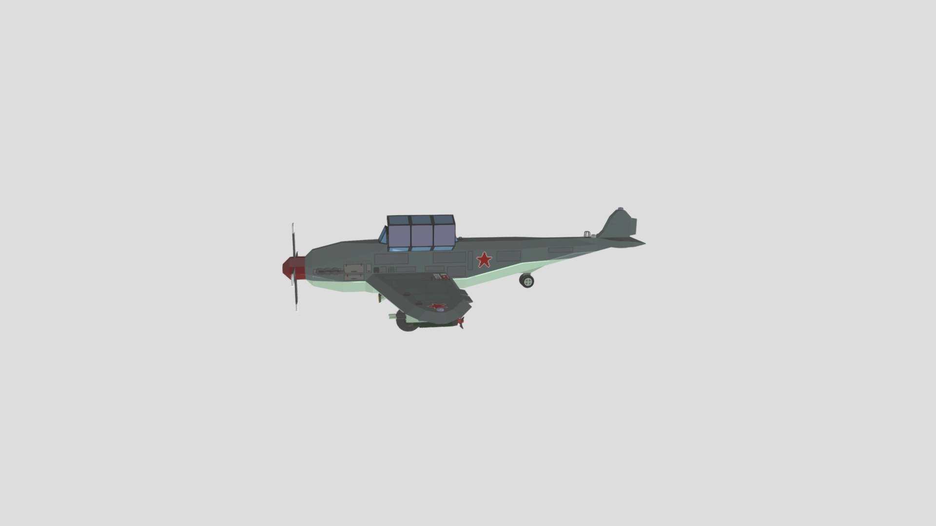 Yakolev Yak 3 - 3D model by Dugongo [665bf1e] - Sketchfab