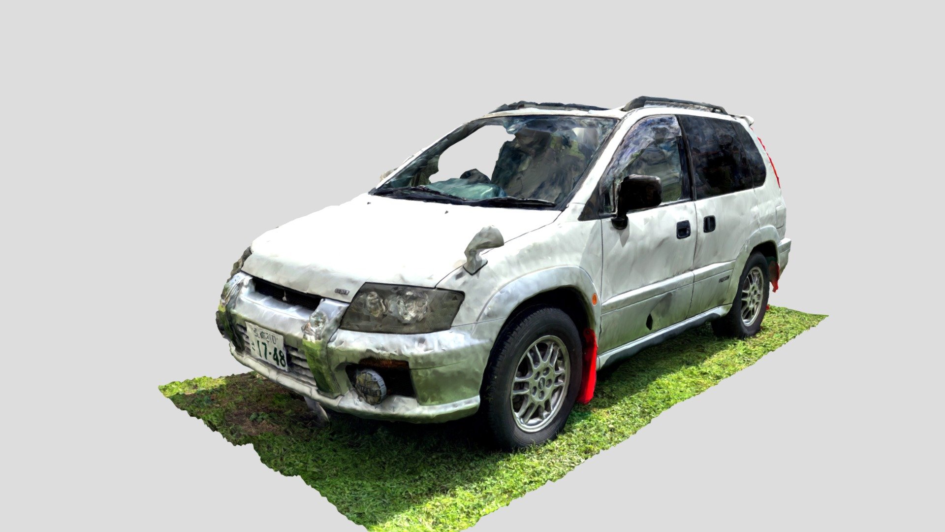 My car (Mitsubishi RVR) - 3D model by FCCKudo [665c65d] - Sketchfab