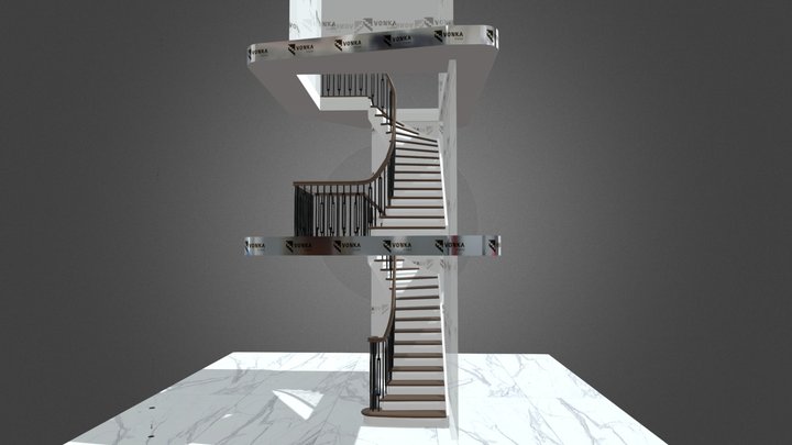 Staircase 3D models - Sketchfab