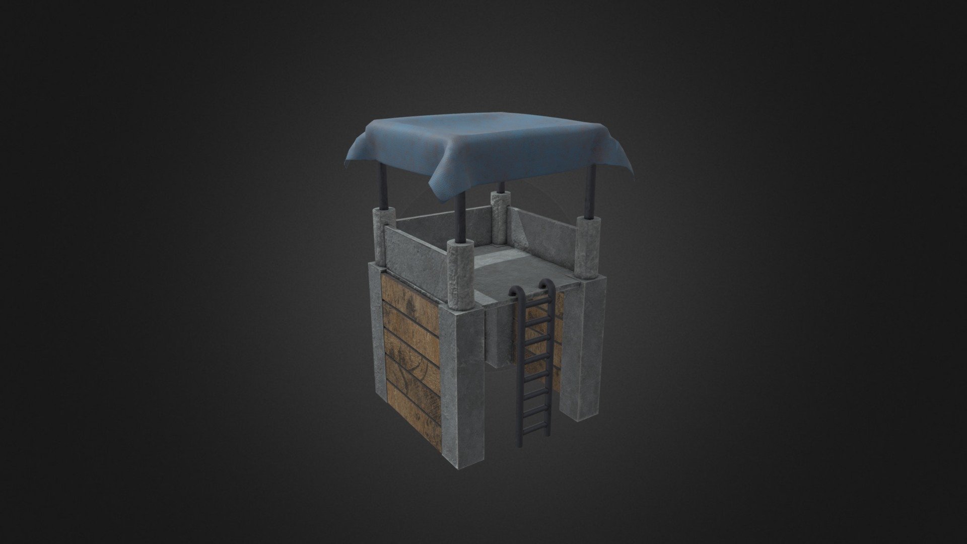 Gun Tower 5 - Download Free 3D model by Not Good Enough (@Not_Good ...