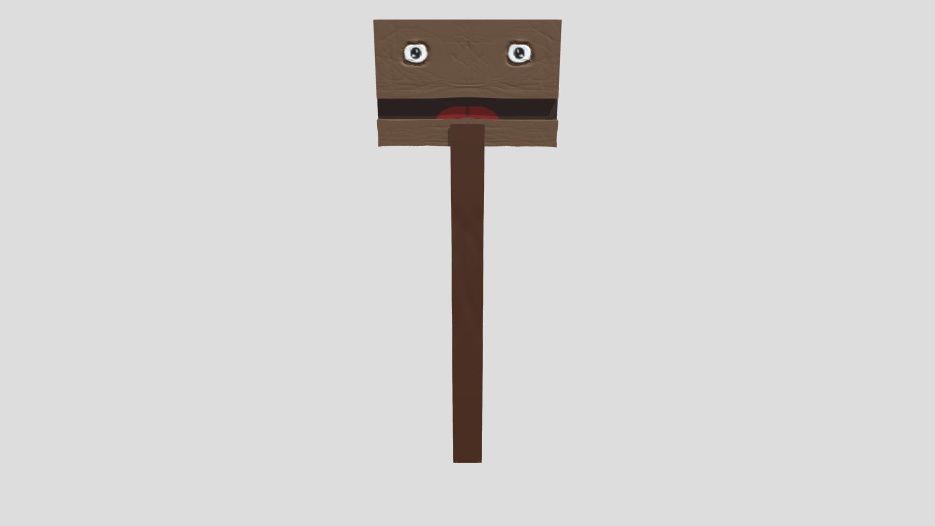 sign with a face (talking) - 3D model by nicholas karapie ...