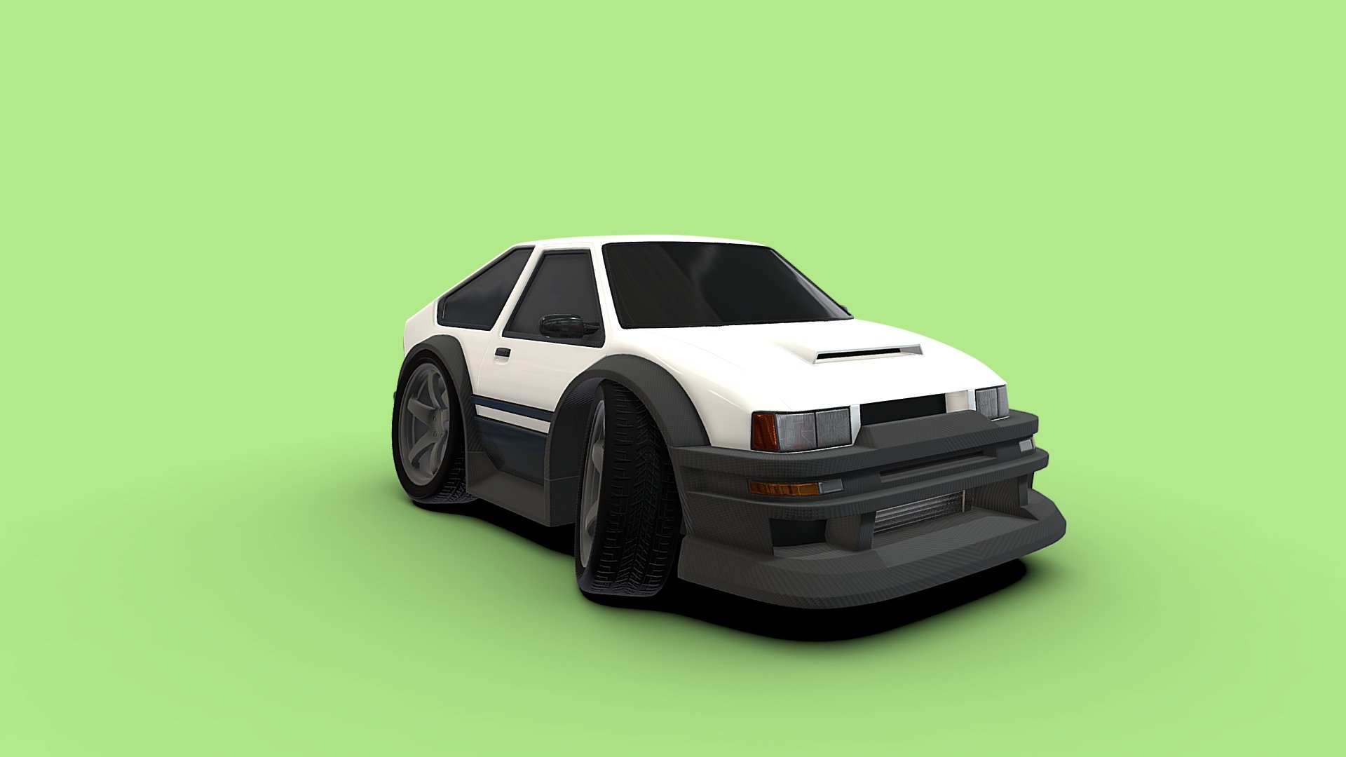 3D Awesome Cartoon Car - Download Free 3D model by mohamed ouartassi ...