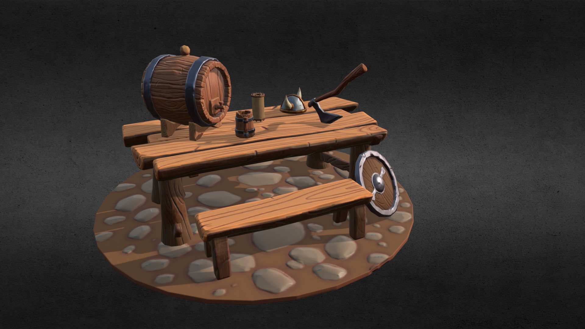 Viking Vignette - 3D model by duketran [66623d2] - Sketchfab