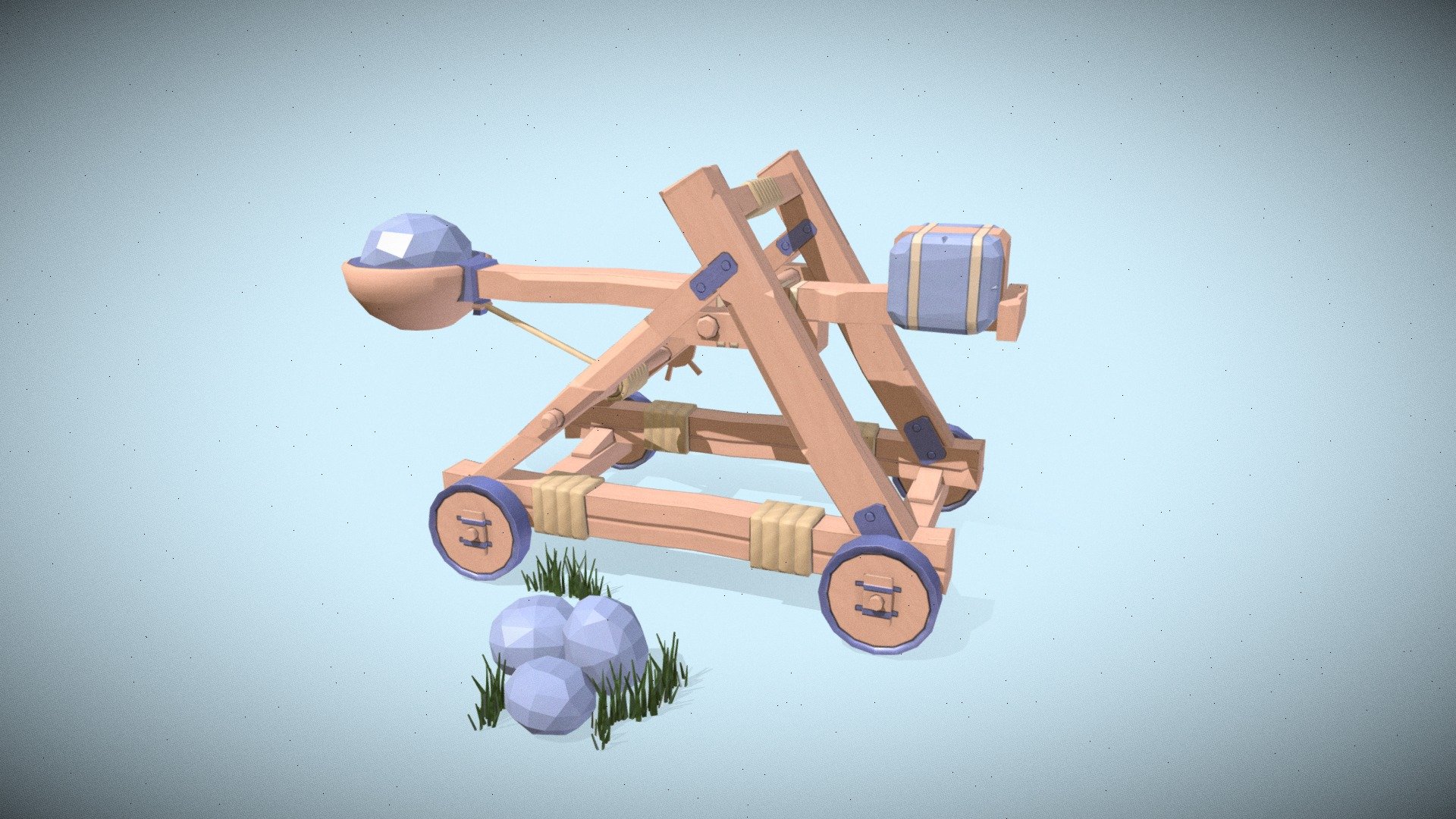 catapult low poly - Download Free 3D model by Vladyslav Holhanov ...