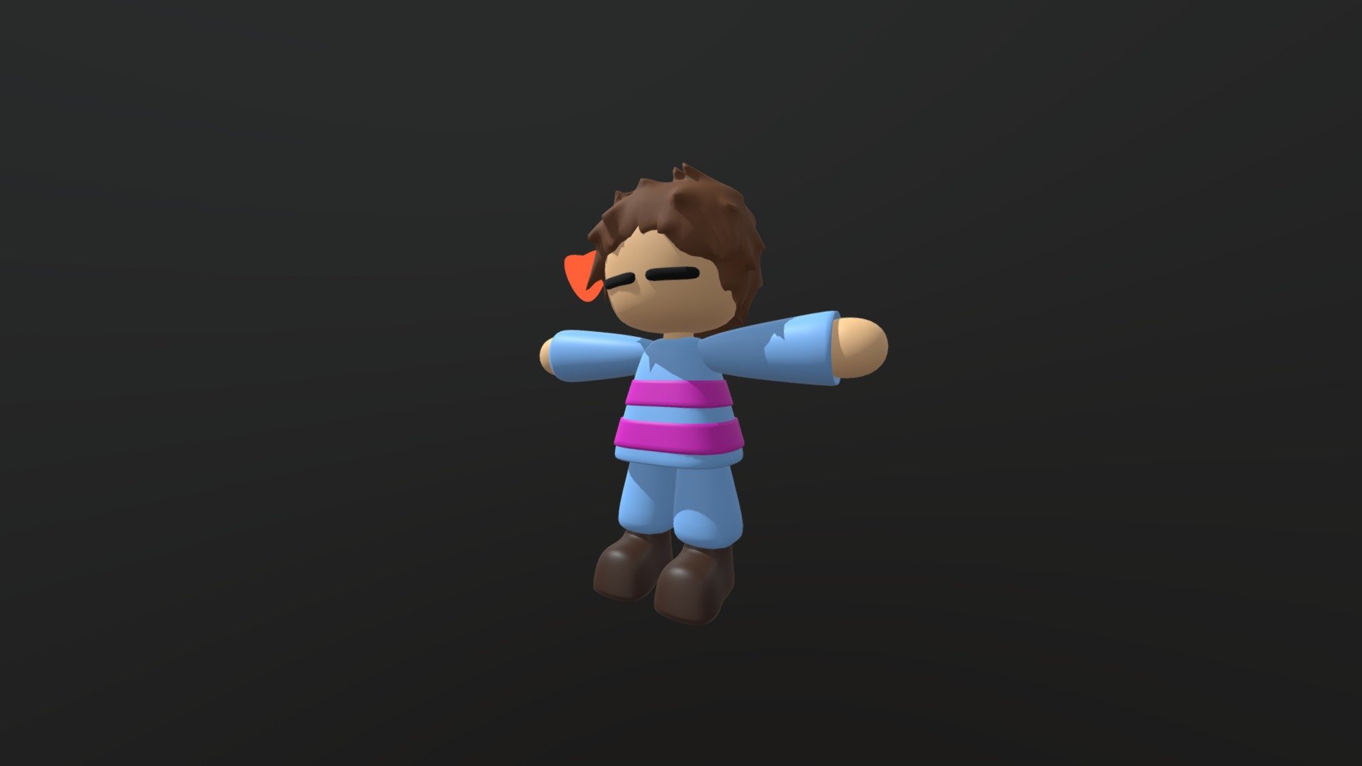 frisk - Download Free 3D model by alexitoapple [66650ef] - Sketchfab