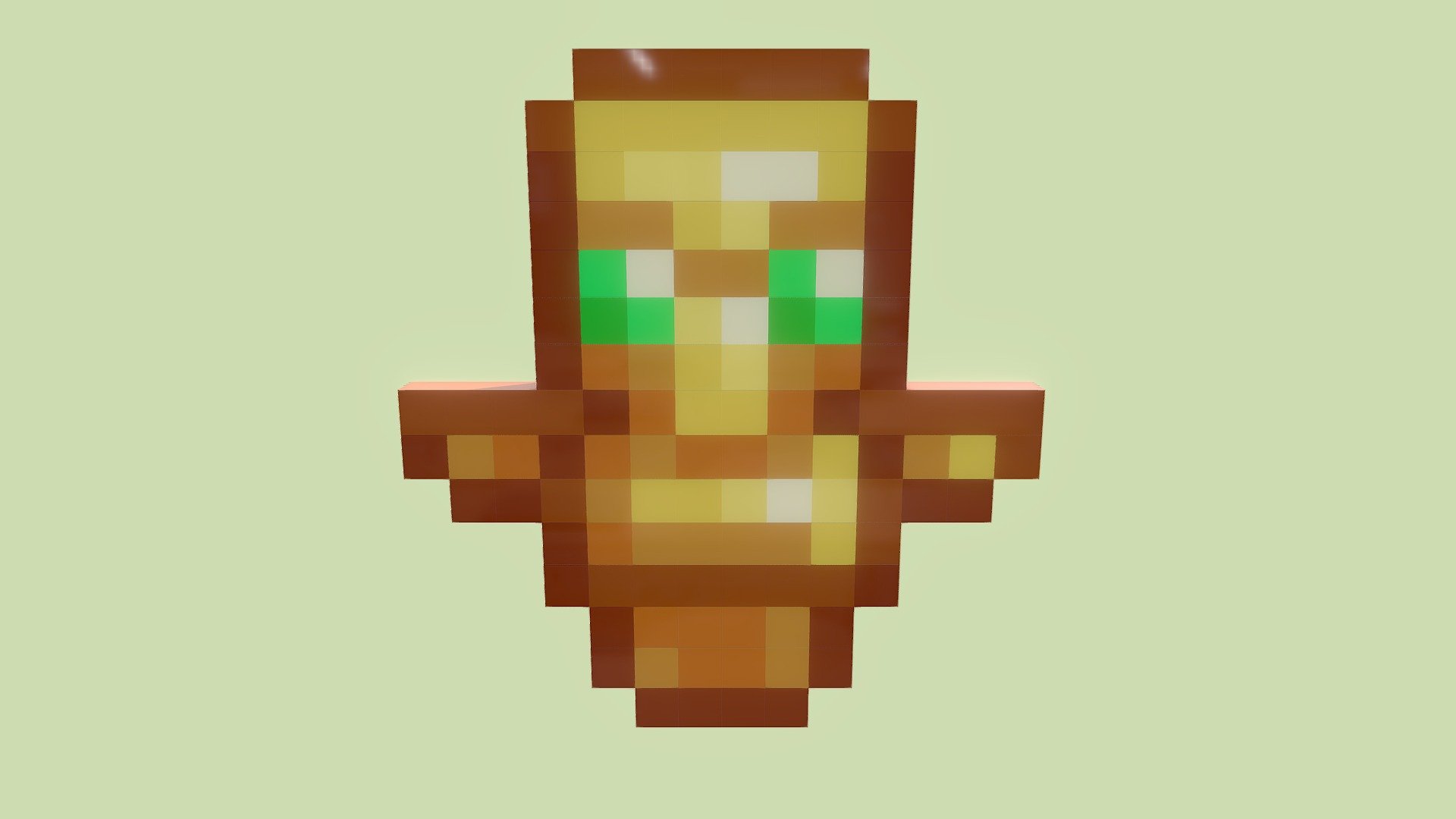 Totem of Undying (Minecraft) — Low Poly - Download Free 3D model by My ...