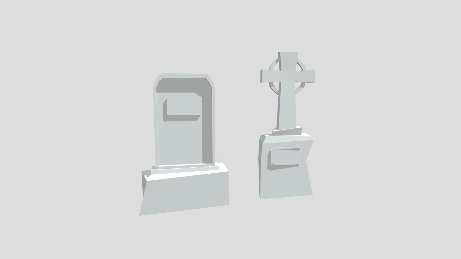 2 Gravestones - Download Free 3D model by jasminenugent [6668d69 ...