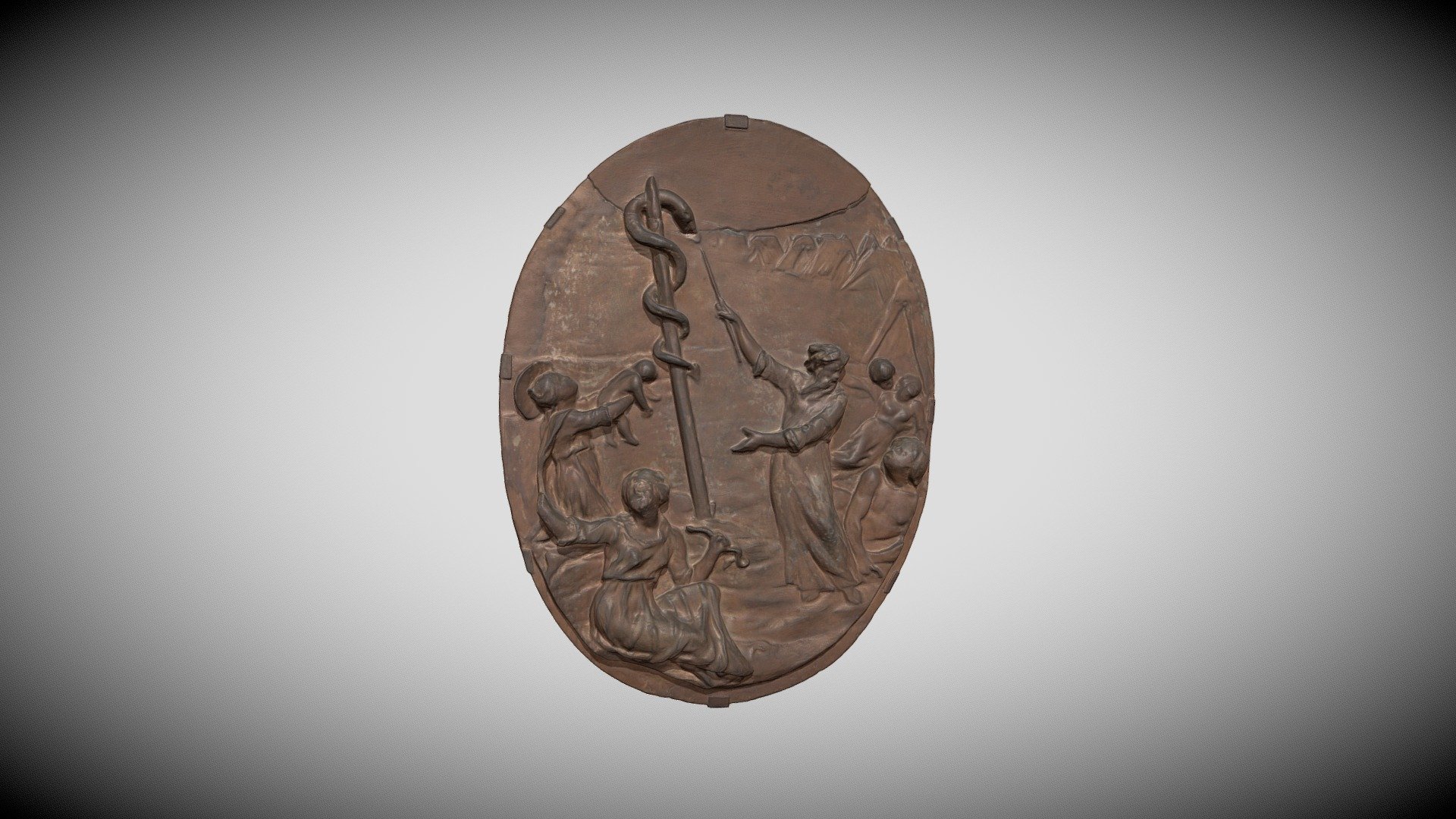 Mozes en de bronzen slang - Download Free 3D model by meemoo, Flemish ...