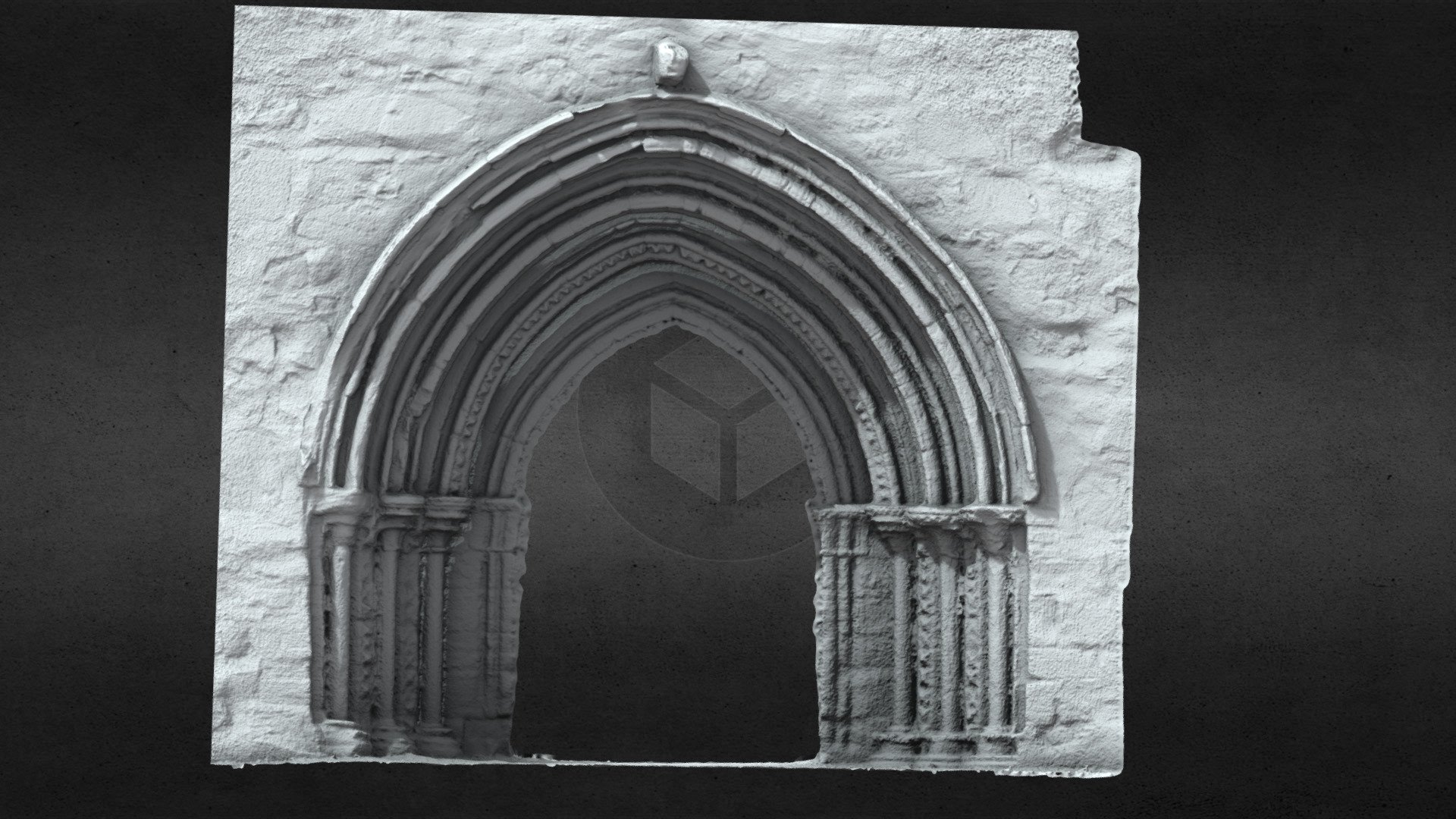 Greyabbey Transitional Doorway - Co Down - Download Free 3D model by ...