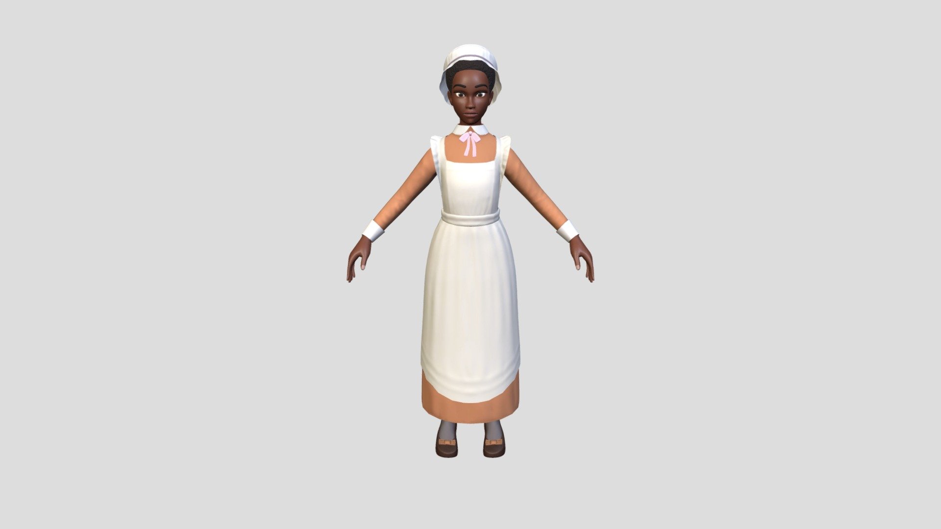 Victorian slave servant girl - 3D model by alexey.nikolaev [6669bbc ...