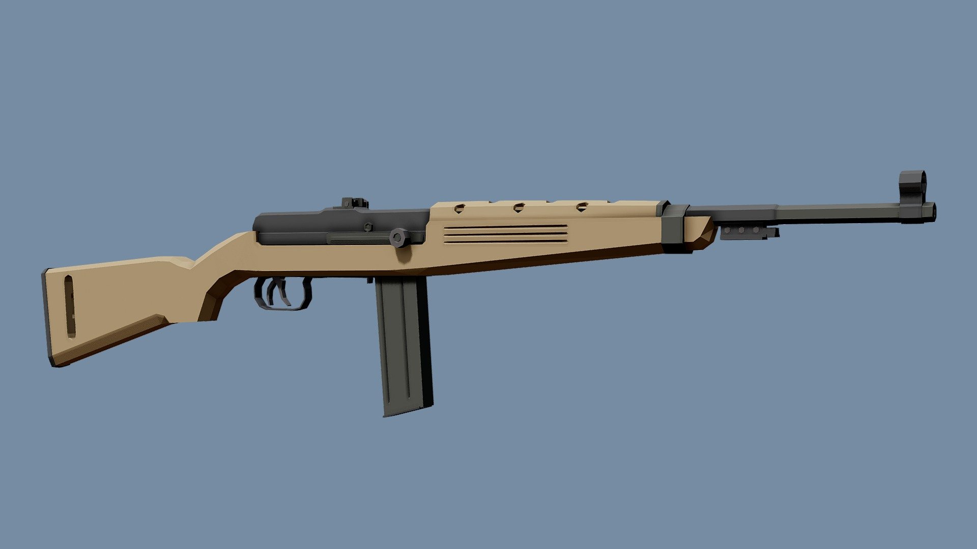 Low-Poly Beretta Model 57 - Download Free 3D model by TastyTony ...