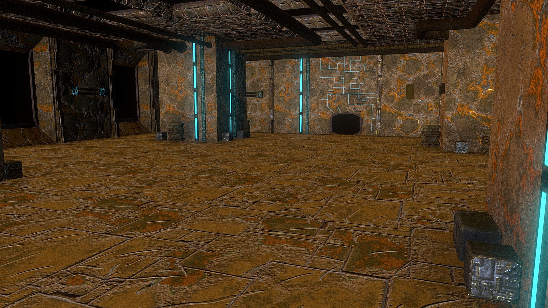 Sci-Fi Boss Room - Download Free 3D model by hamraj15 [666b411] - Sketchfab