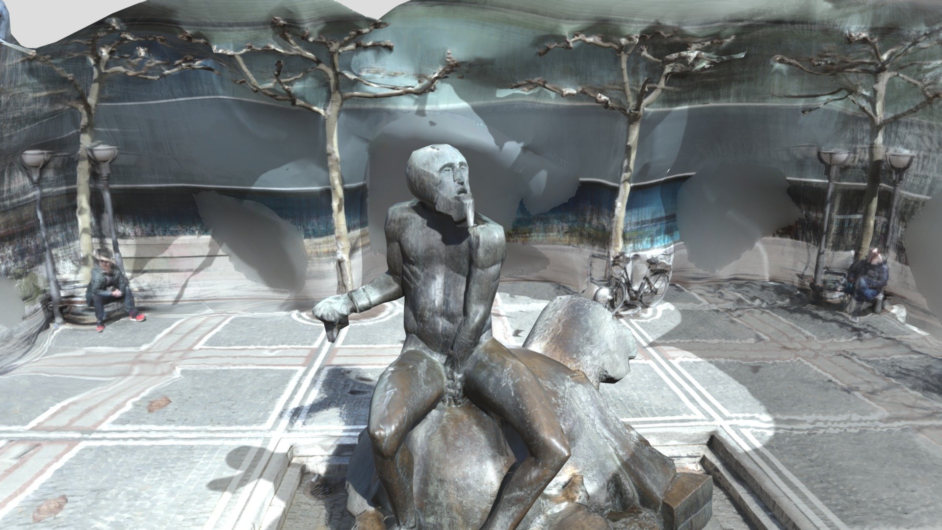 David and Goliath - 3D model by nicolas.gebbe [666de12] - Sketchfab