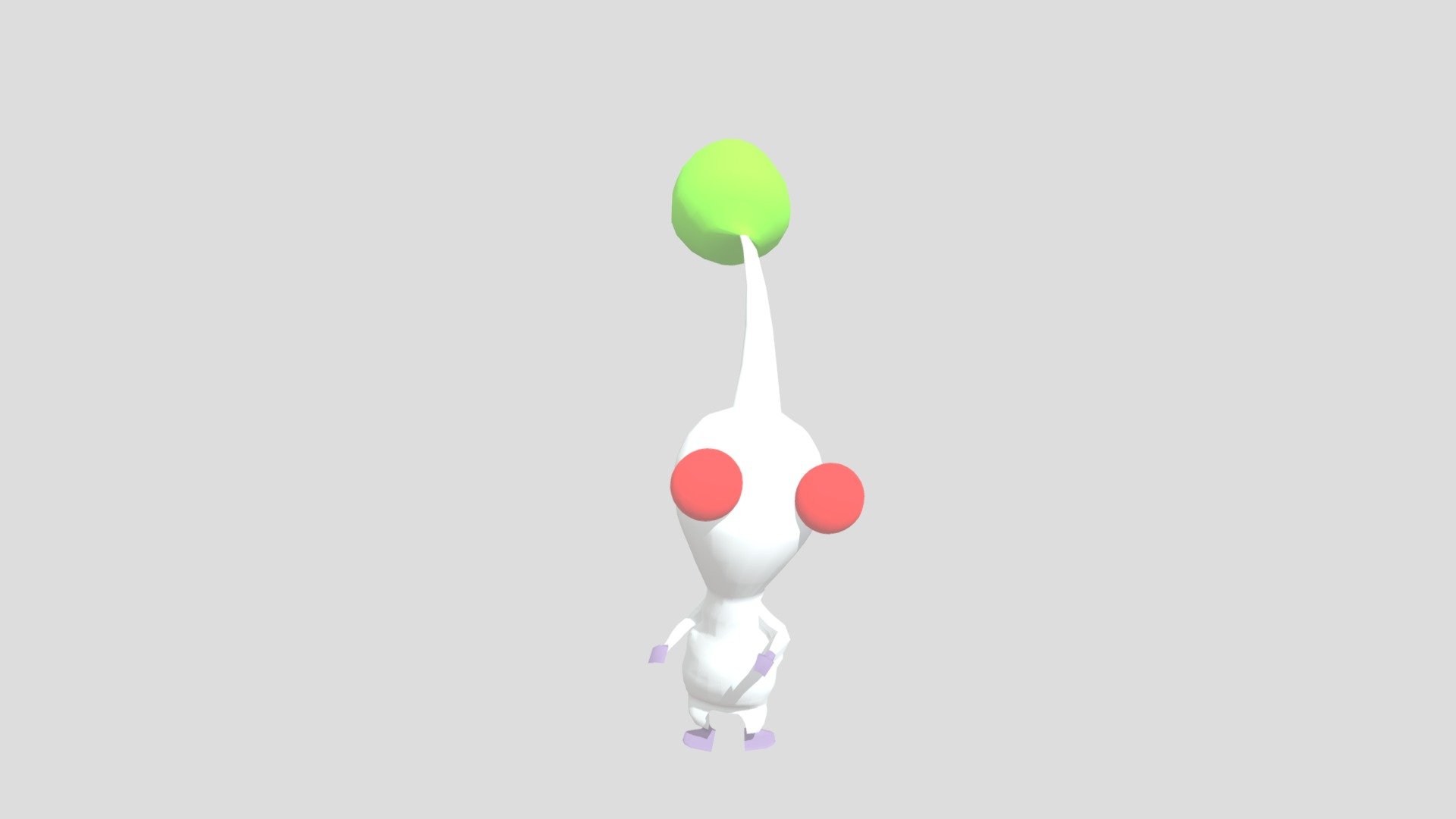 White Pikmin Booty Hip Hop Dance - 3D model by gloomy ...