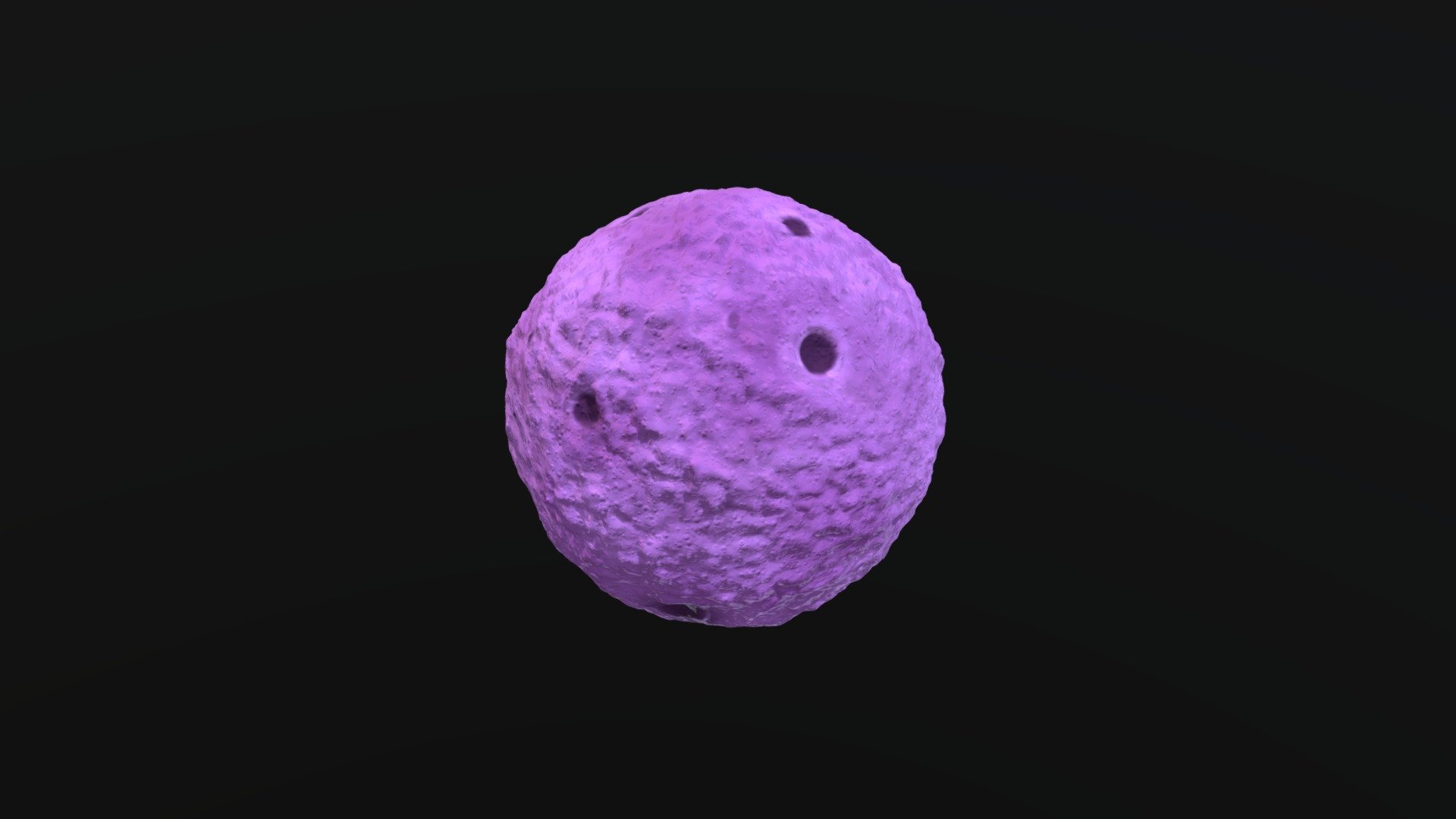 Stylized Planet - Purple Moon - 3D model by xellou [6670d1c] - Sketchfab