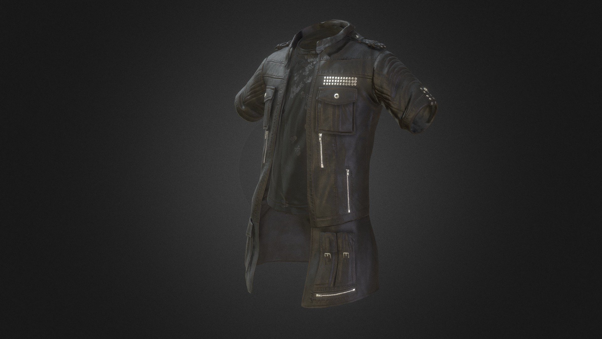 Noctis' Jacket - 3D model by Elisha Smith (@emsmith2) [6672adb] - Sketchfab