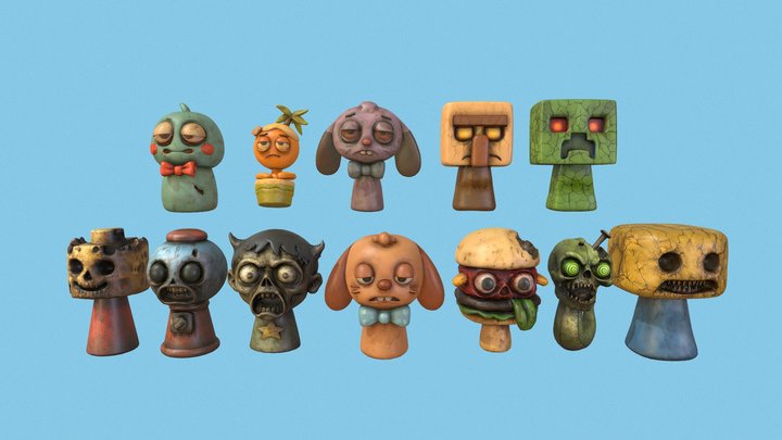 Sprunki 3D models - Sketchfab