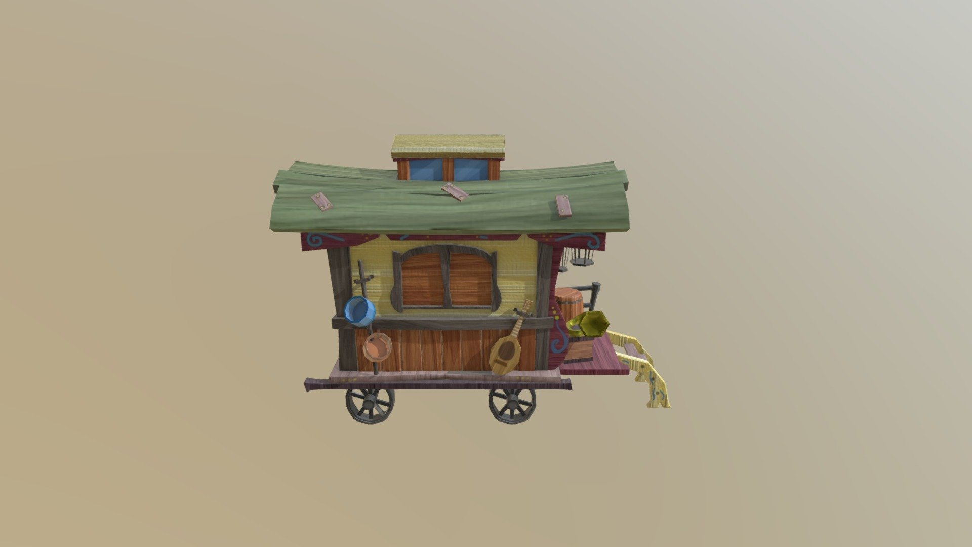 Fortnite Cart - 3D model by Komjatszegi.Calina [66732fe] - Sketchfab