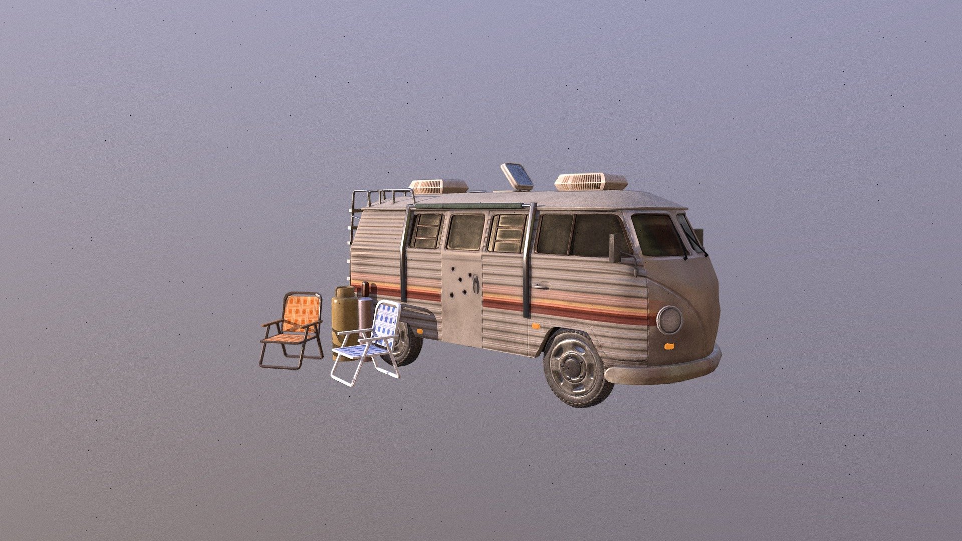 Breaking Bad Volkswagen T1 Camper Van - 3D model by Alfie Wilson ...