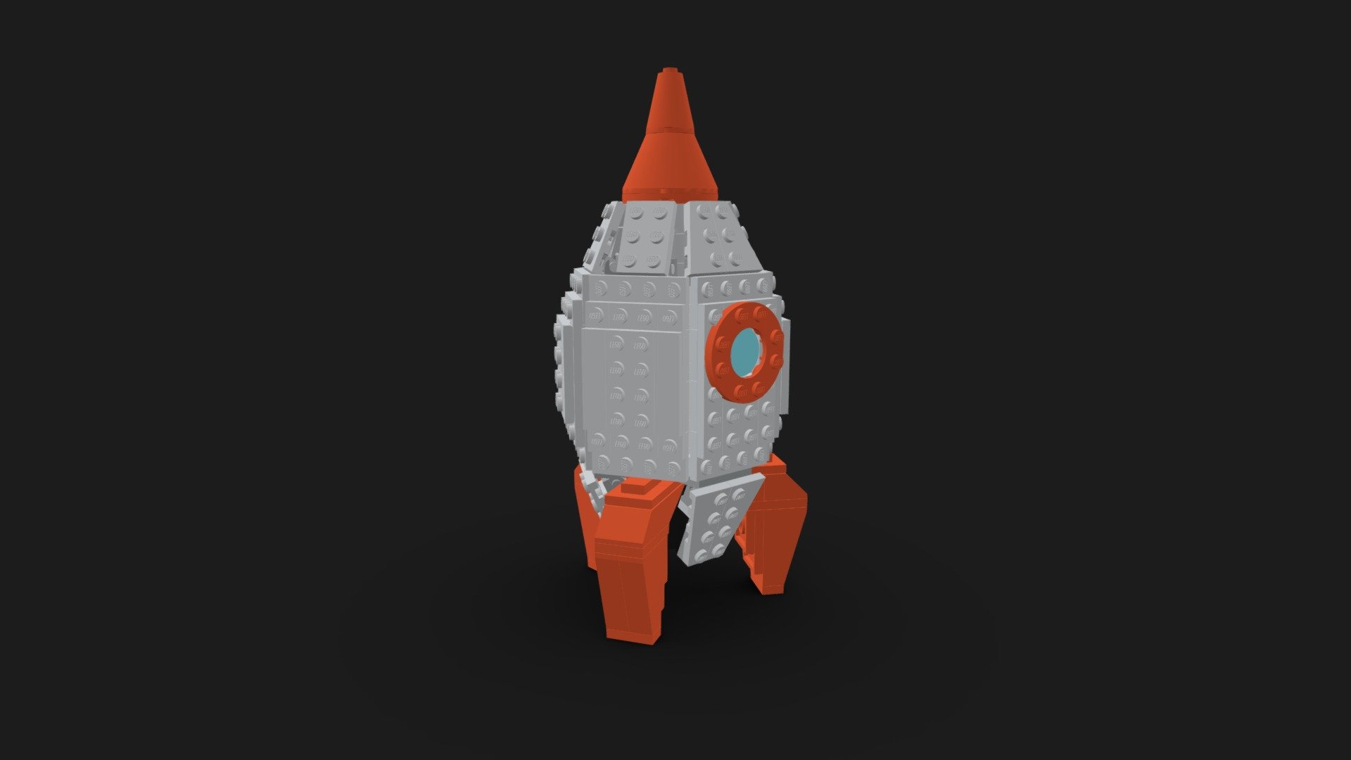 LEGO "The Adventurous" Rocket MOC [#0123] - 3D model by The Bobby Brix ...