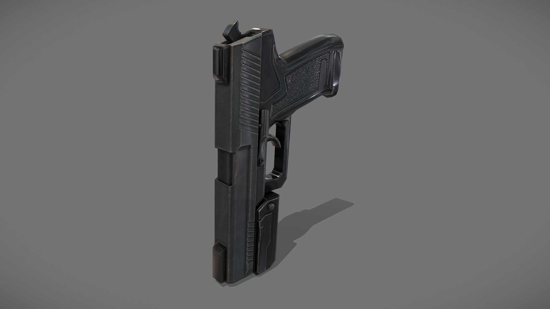 Low Poly Hand Gun - Buy Royalty Free 3D model by 3dia [667687c ...