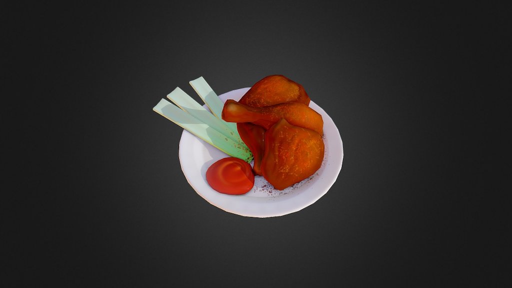 test_food - 3D model by Turbo (@-turbo-) [66791a9] - Sketchfab