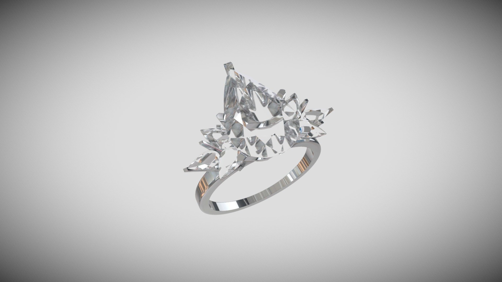 Holt Engagement Ring - 3D model by BlueDingo [6679ae6] - Sketchfab
