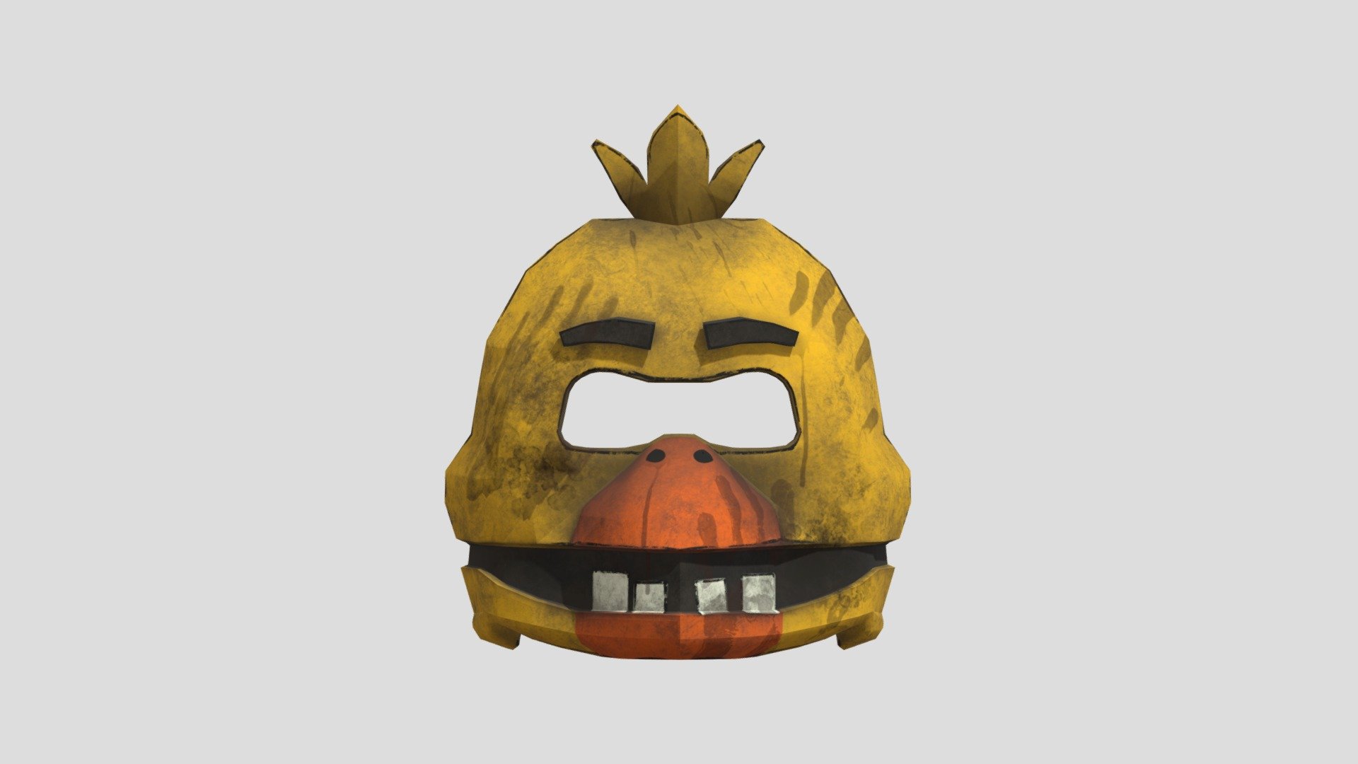 Chica Mask - Download Free 3D model by gotbeans (@owen.cameron ...