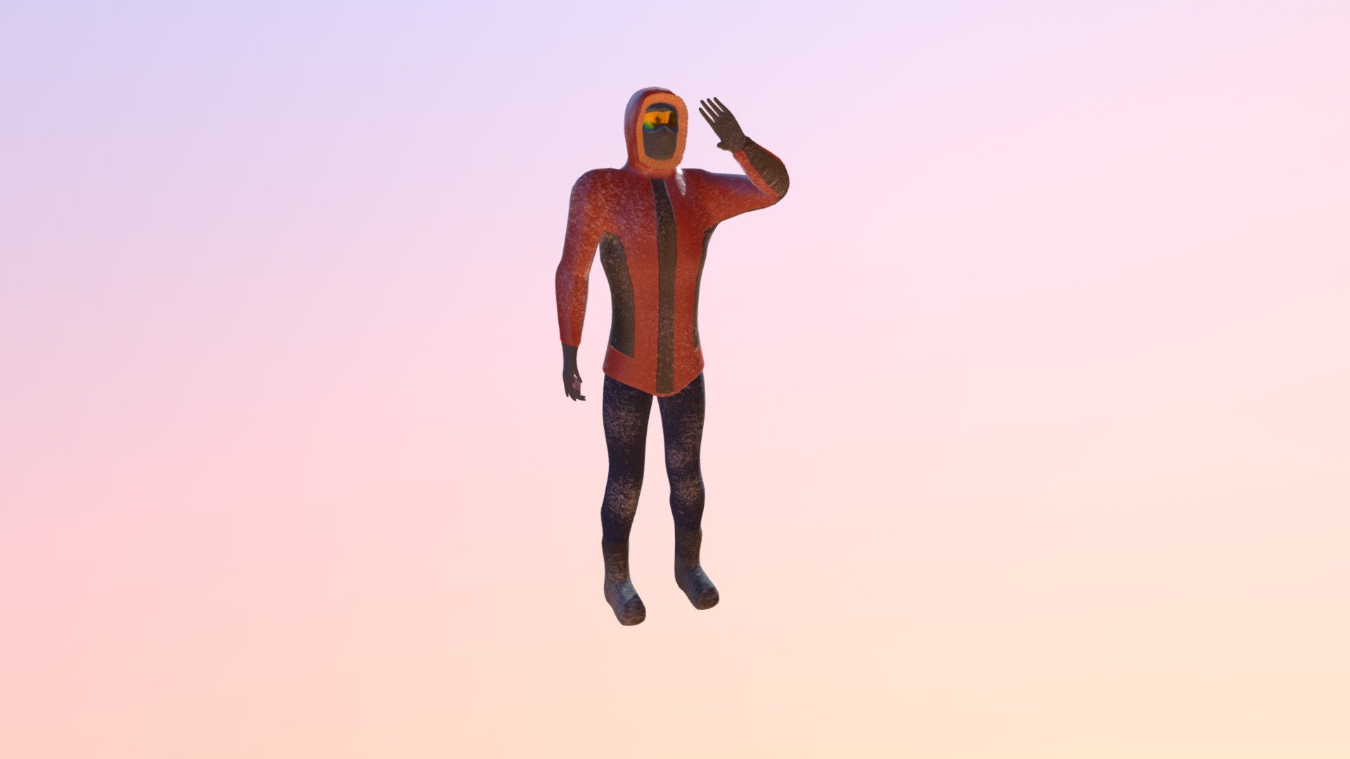 Winter Explorer, 3D Character - 3D model by AlexanderDay [667c394 ...