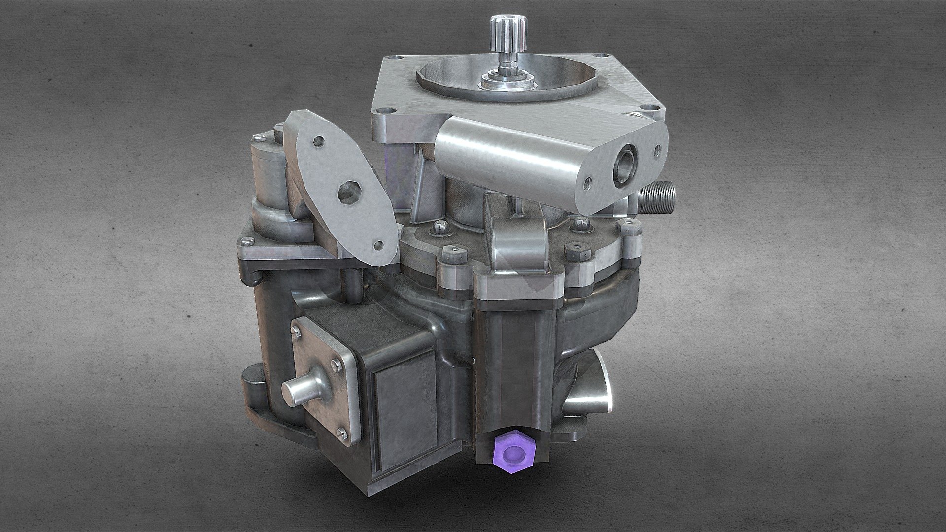 FuelPump - 3D model by Naveen Manja (@naveen) [667d9f6] - Sketchfab