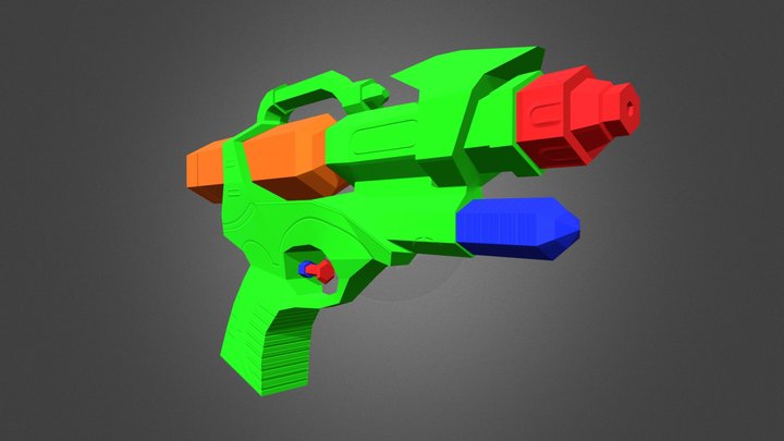 Watergun 3D models - Sketchfab