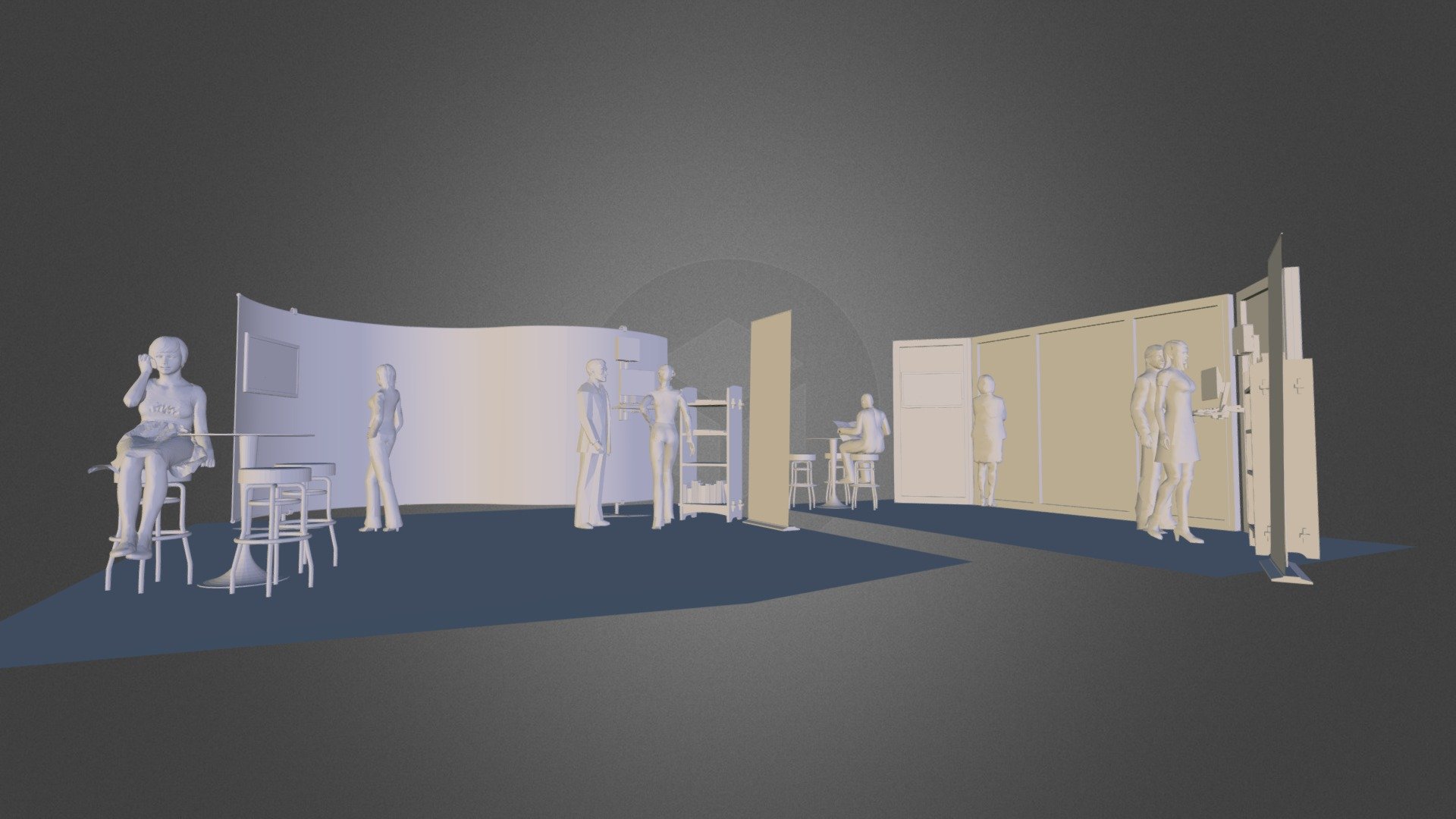 Hr Symposium Booth Sample - 3D model by xandra [667e3c5] - Sketchfab