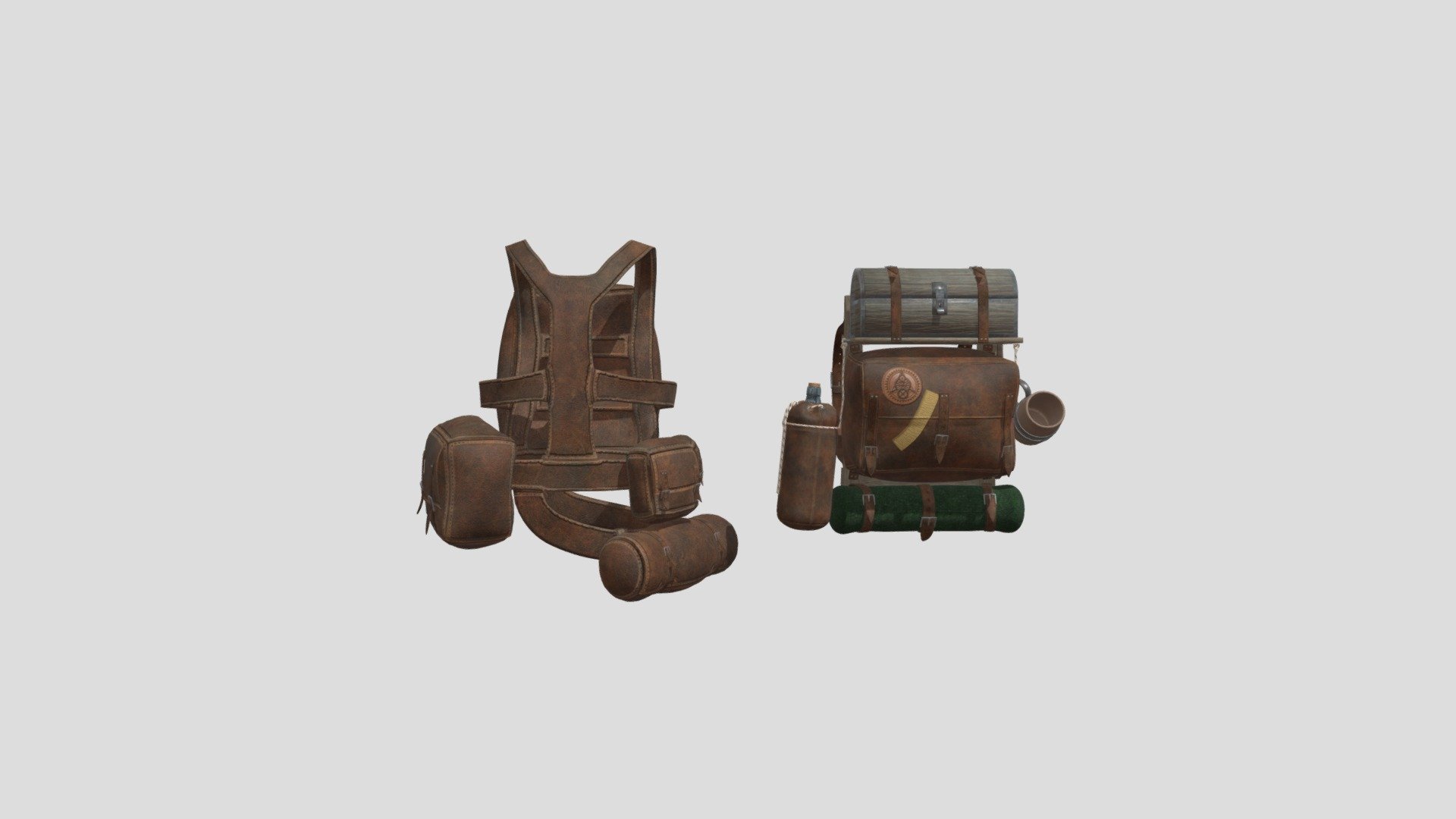 Bags - Download Free 3D model by A9908244 [667f4e1] - Sketchfab