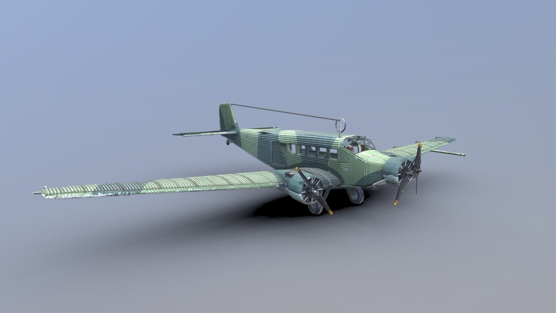 Junkers Ju-52 - Download Free 3D model by 42manako [66810e4] - Sketchfab