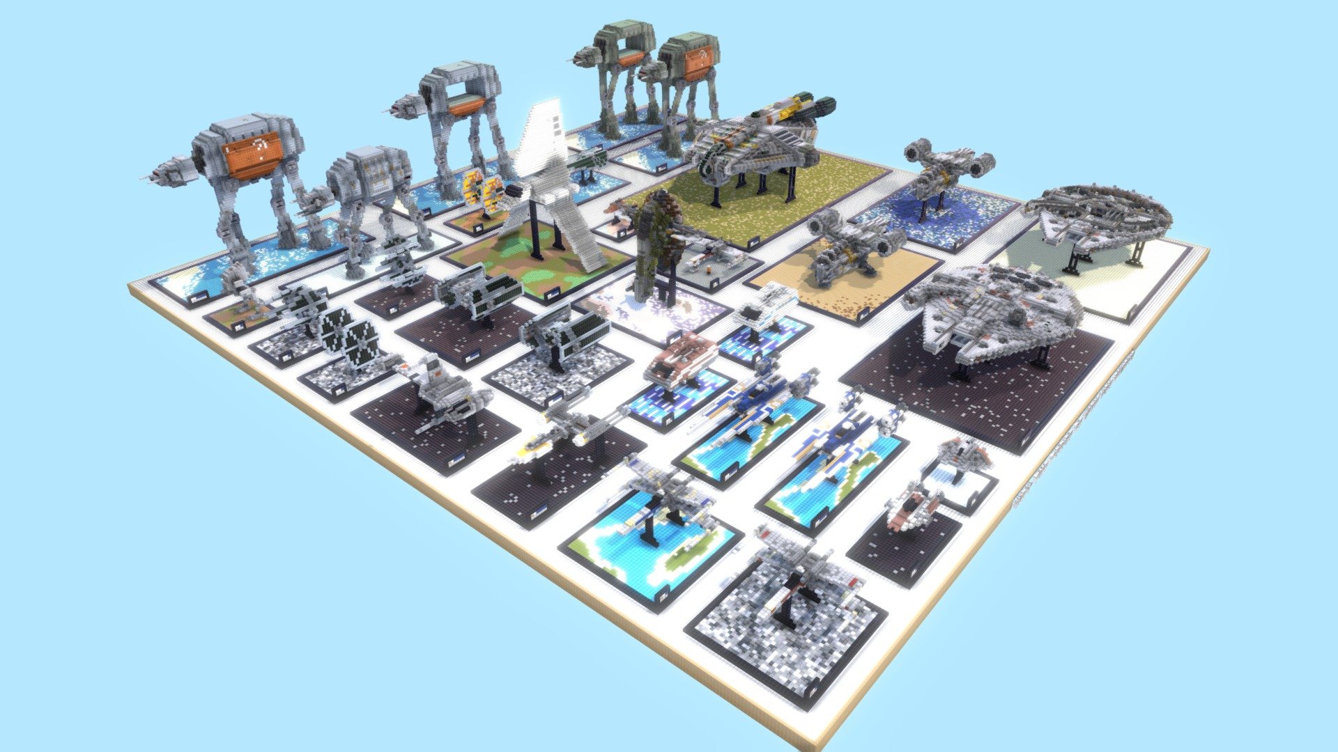 [Minecraft] STARWARS Vehicles [STARWARS] - 3D model by BREA ...