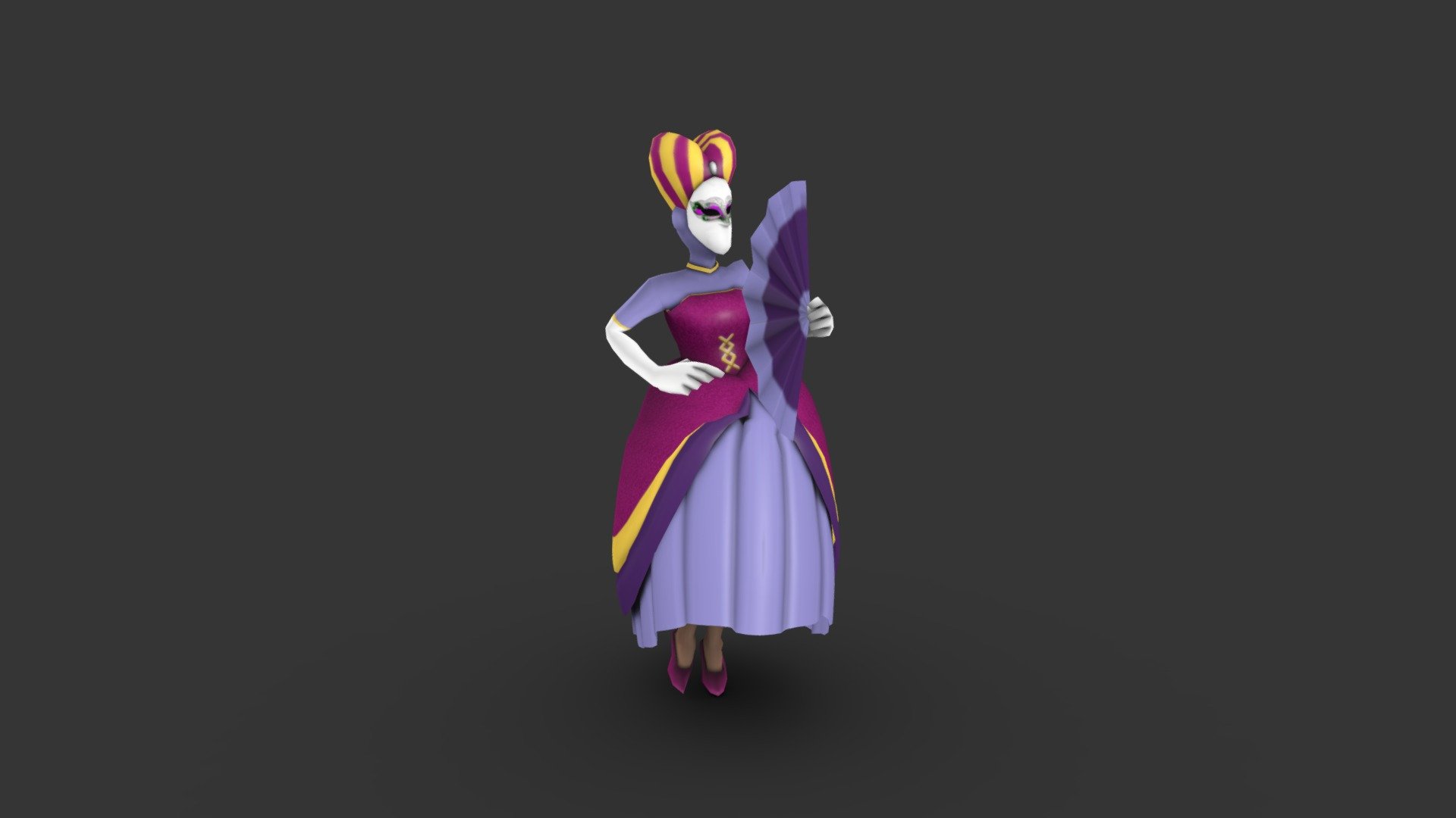 Carnival Character 4 lowpoly - Buy Royalty Free 3D model by mahrcheen ...