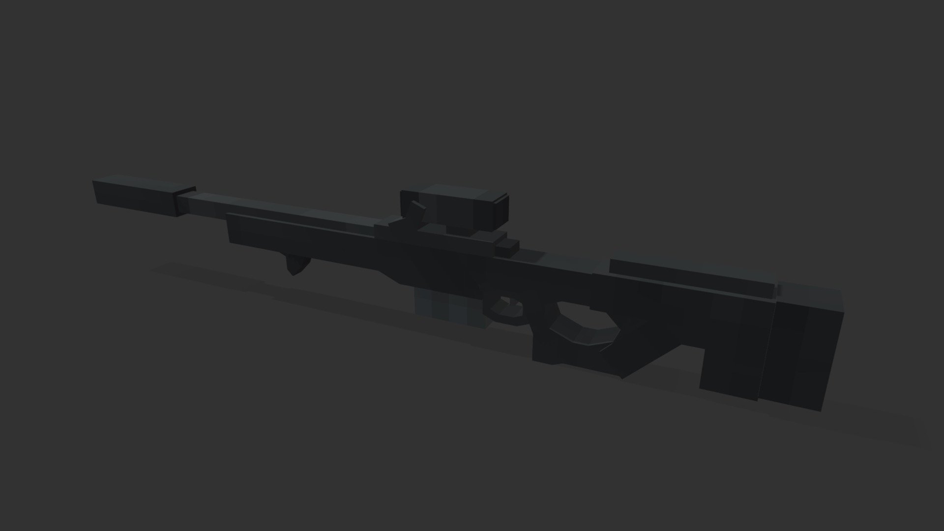 Sniper Rifles - AWM - Minecraft Model - 3D model by LoveTherapy ...